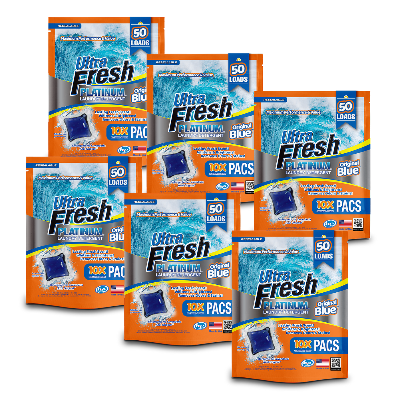 Bulk Natural Laundry Detergent Pacs & Pods | Ultra Soap Direct