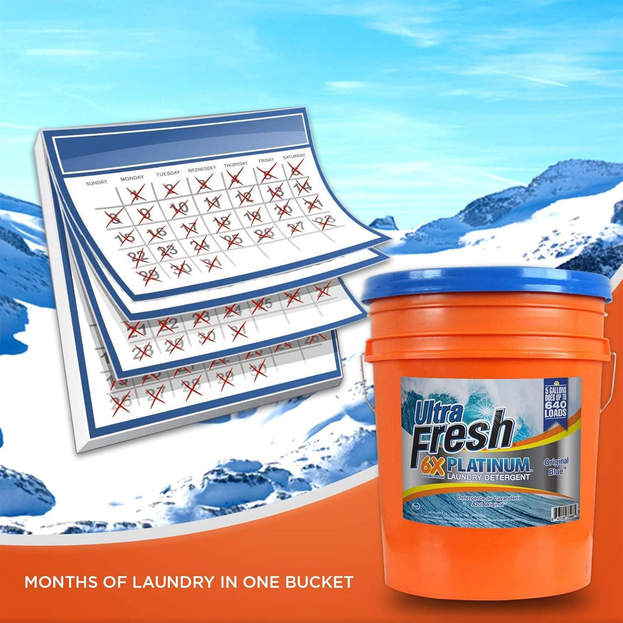 Ultra Fresh 6X Platinum Laundry Detergent | Ultra Soap Direct