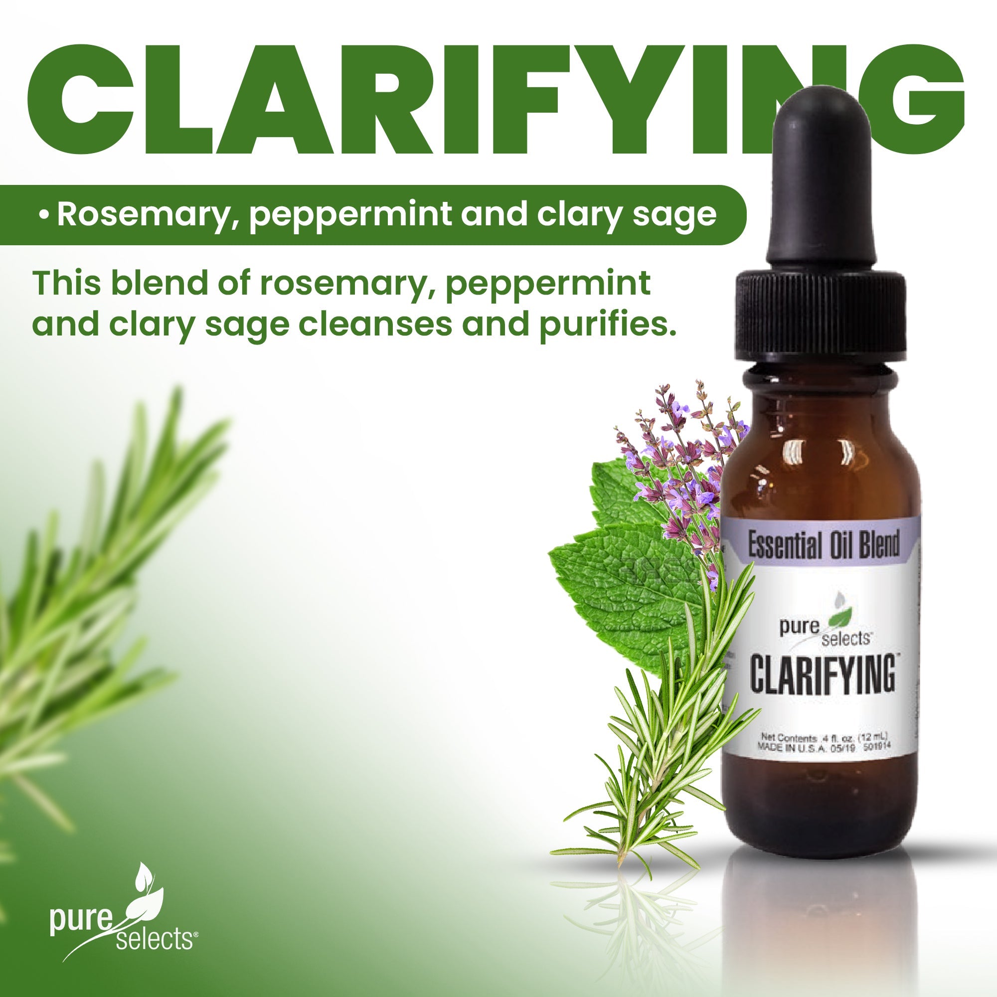 Pure Selects® Essential Oil Blend - Clarifying – Ultra Soap Direct