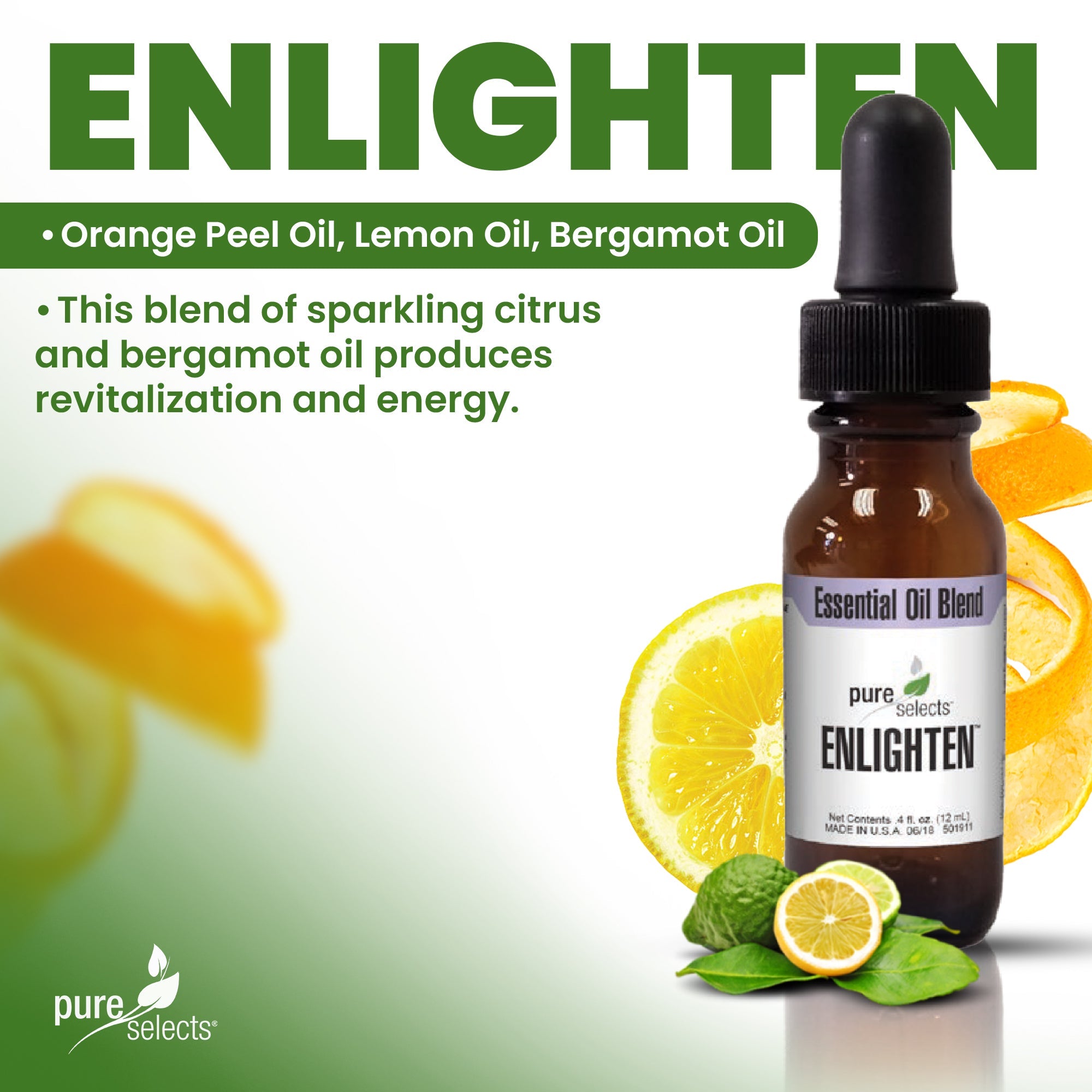 Pure Selects® Essential Oil Blend - Enlighten – Ultra Soap Direct