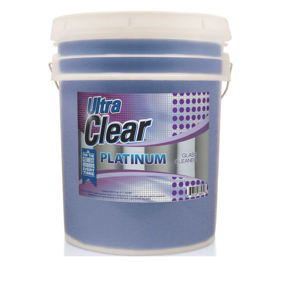 Ultra Clear™ Platinum™ Glass Cleaner - Lavender - 5 Gallons — Ultra ...