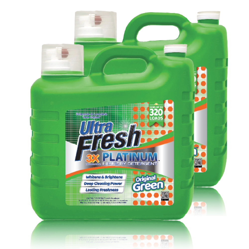 Ultra Fresh® 3X Platinum™ Laundry Detergent - Original Green™ - 320 oz ...