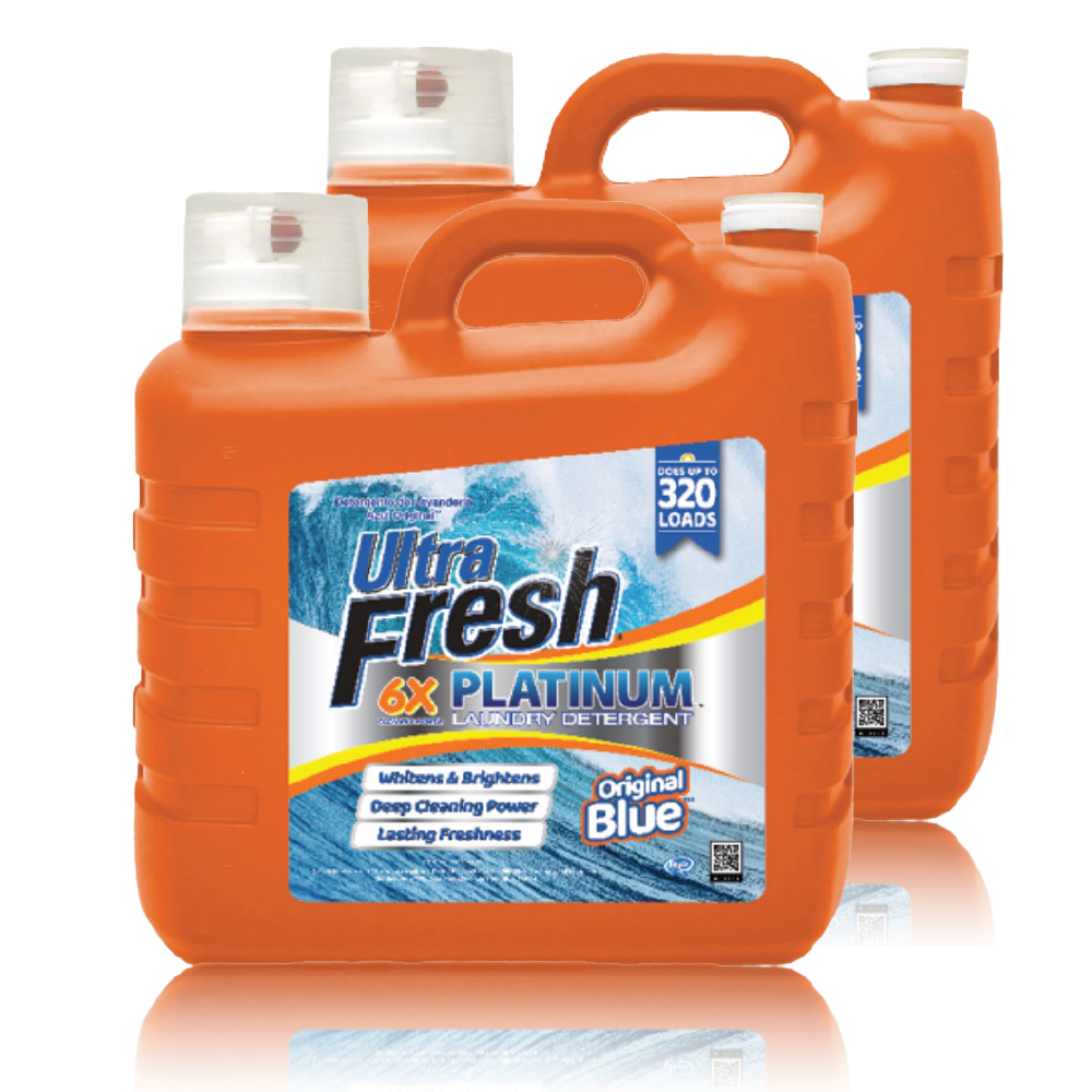 Ultra Fresh® 6X Platinum™ Laundry Detergent - Original Blue™ - 320 oz ...