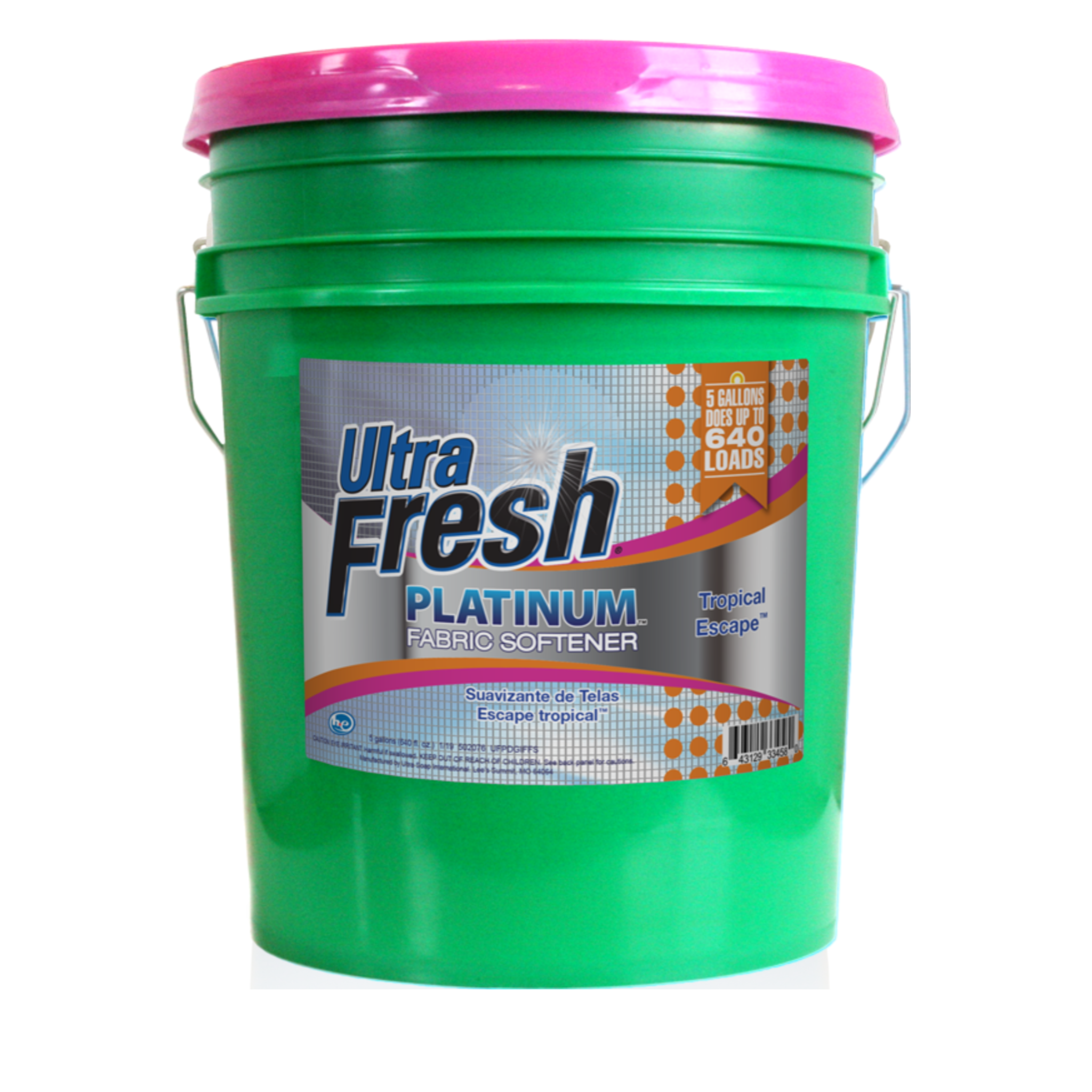 Ultra Fresh® Platinum™ Fabric Softener - Tropical Escape™ - 5 Gallons ...