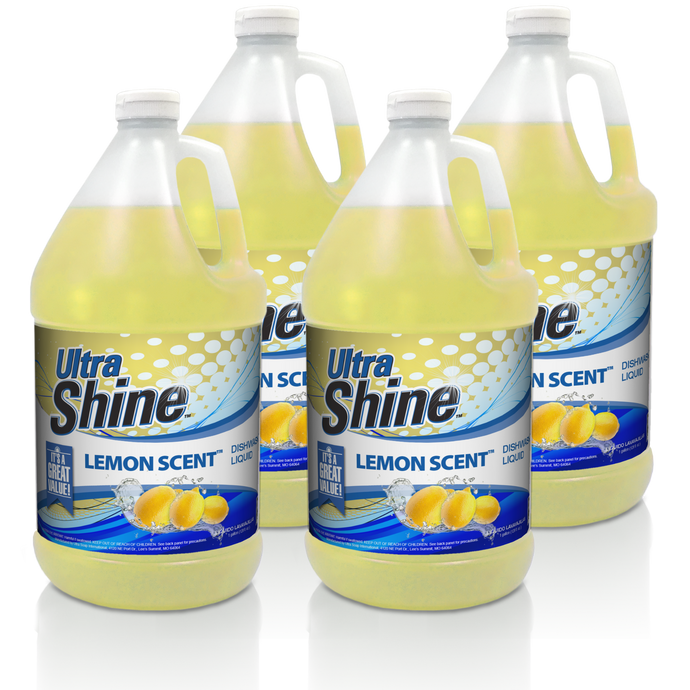 Ultra Shine™ 2X Platinum™ Dish Liquid Lemon Scent 1 Gallon (Case of 4 ...